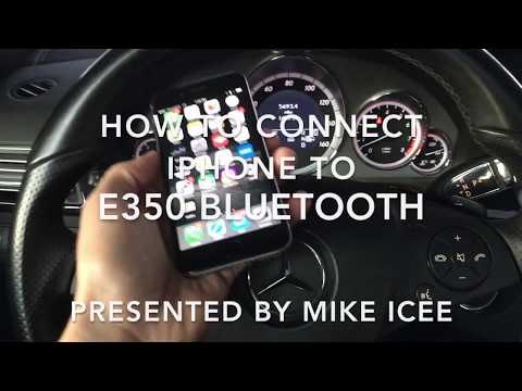 Mercedes E350 Bluetooth iPhone  🎶 MUSIC 🎵 ACTIVATION STEP BY STEP.