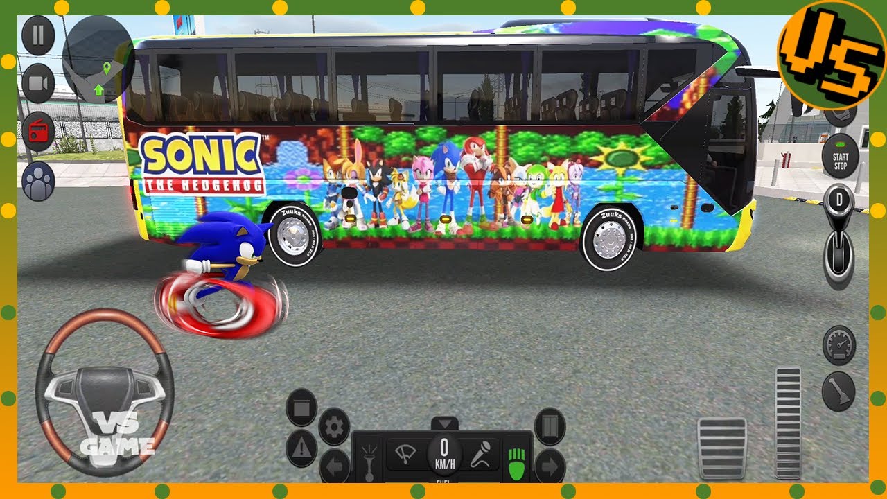 Sonic VS Super Mario Skin | Bus Games - Bus Simulator Ultimate Android ...