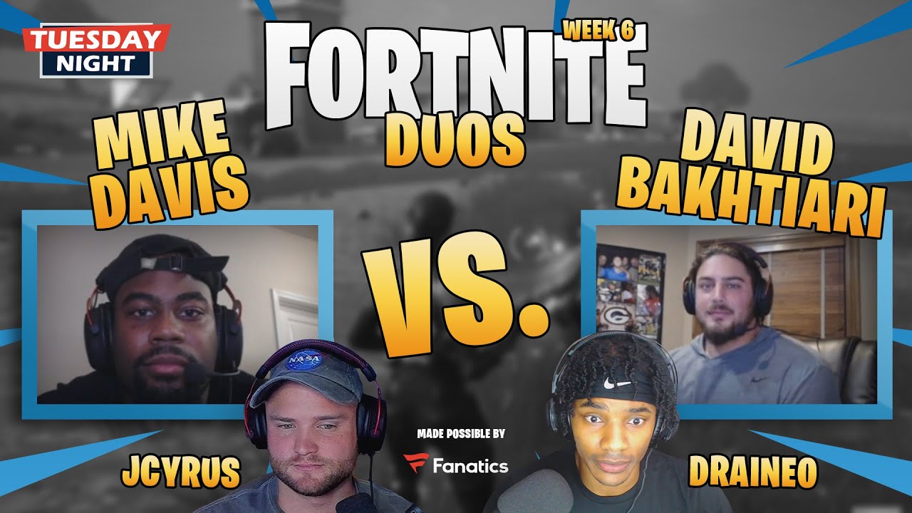 Mike Davis & J.Cyrus take on David Bakhtiari & Draineo in a duos ...