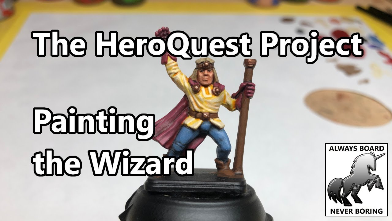 HeroQuest Wizard Hero Painting Guide | How to Paint Miniatures ...