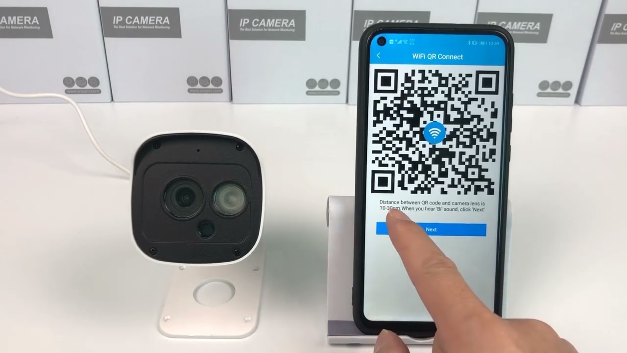 SH029 indoor home use SriHome Sricame 3mp cctv camera - YouTube