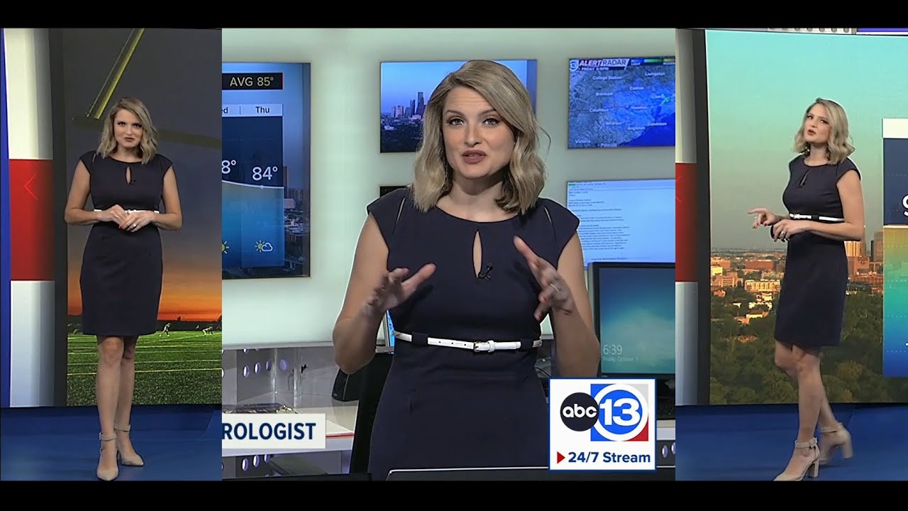 Rachel Briers with the Accuweather forecast for ABC13 Houston October ...