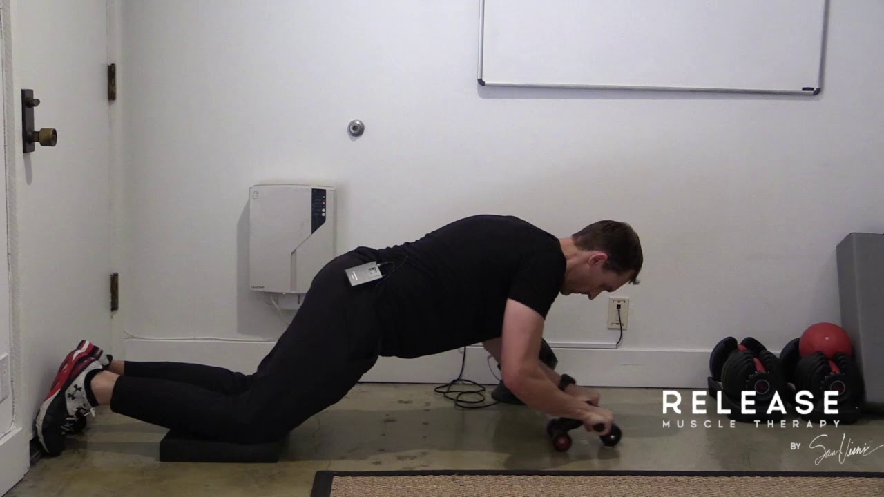 Ab Wheel Rollout With Arm and Shoulder Focus: Quick Demonstration - YouTube