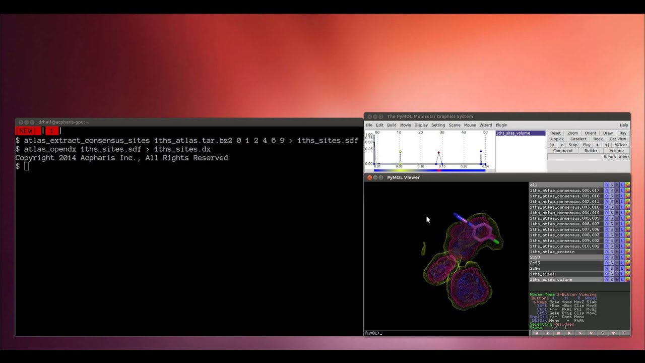 Atlas Density OpenDX tool with PyMOL volume visualization - YouTube