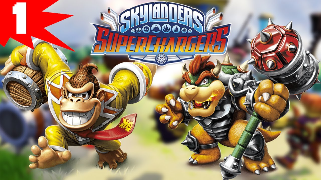 ¡Bowser y DK! | EP 1 | Skylanders SuperChargers | 8BitCR - YouTube