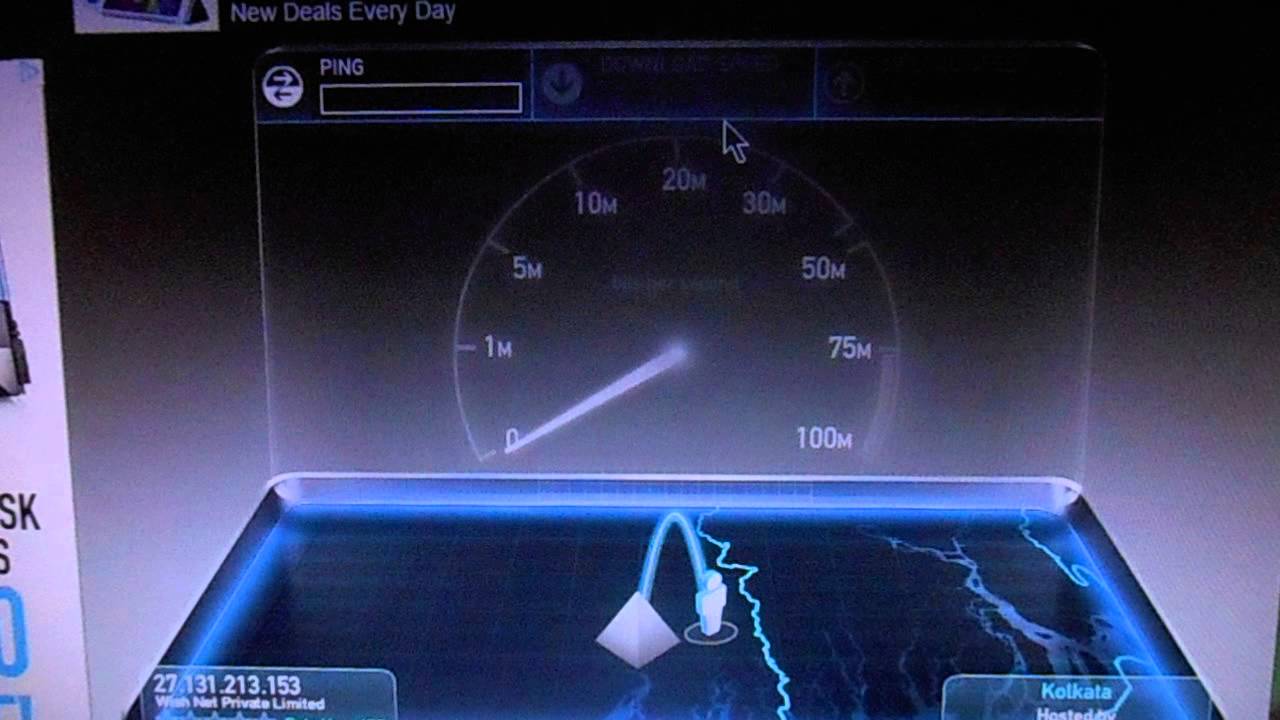 Wishnet Speed Test - YouTube