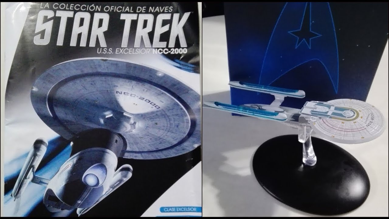 Unboxing U.S.S. Excelsior NCC-2000 de Colección Oficial de Naves Star ...