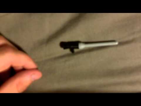 how to make a paintball gun for a lego minifigure - YouTube