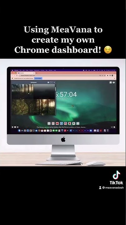 MeaVana: Create your own Chrome Dashboard - YouTube