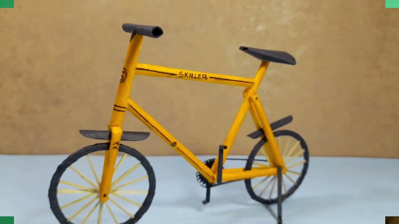 paper cycle # paper bycicle #paper craft - YouTube