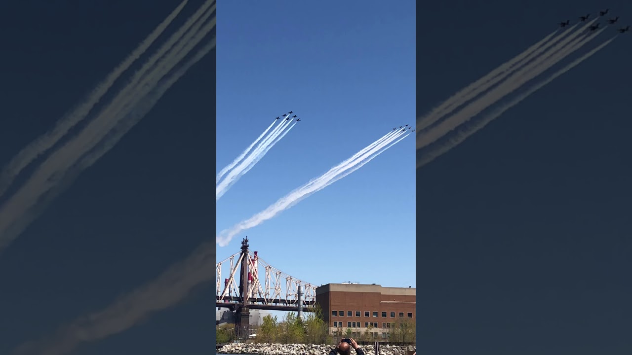 Blue Angels NYC Flyover - YouTube