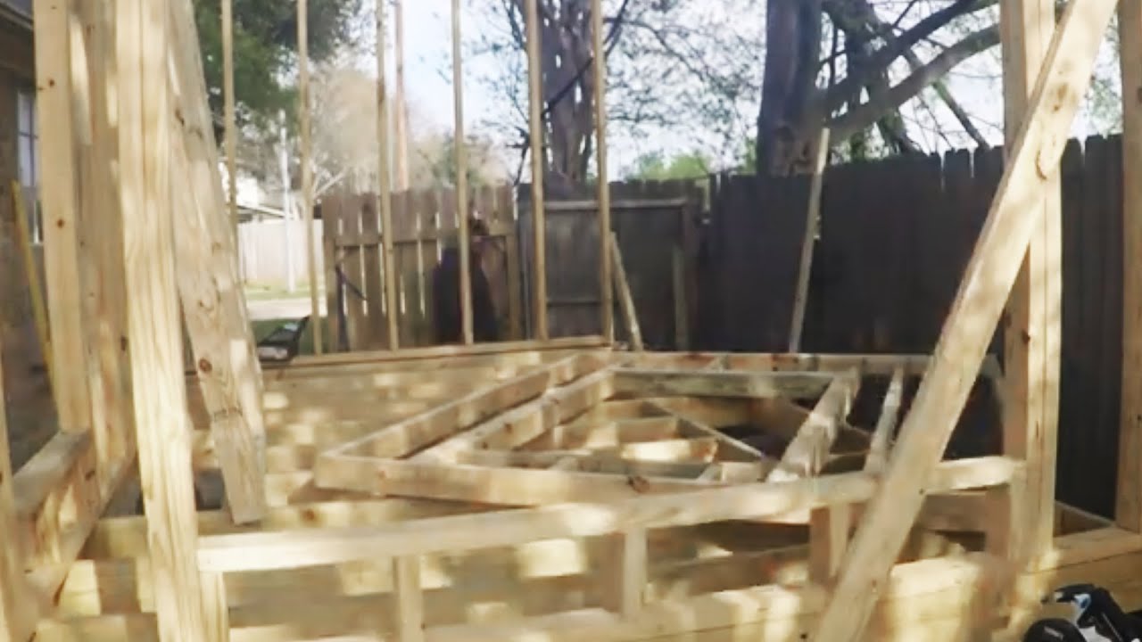 Disaster Strikes! Framing Walls - Off Grid Tiny Home Build - Ep 3 - YouTube