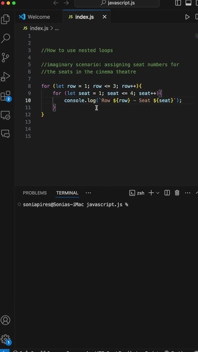 Mastering Nested Loops in JavaScript: Beginner's Guide #nestedloop - YouTube
