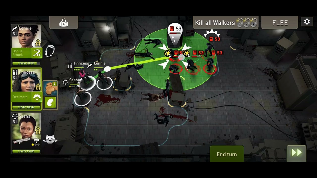 Armored Compound, Round 76, The Heavies Challenge, The Walking Dead, No ...