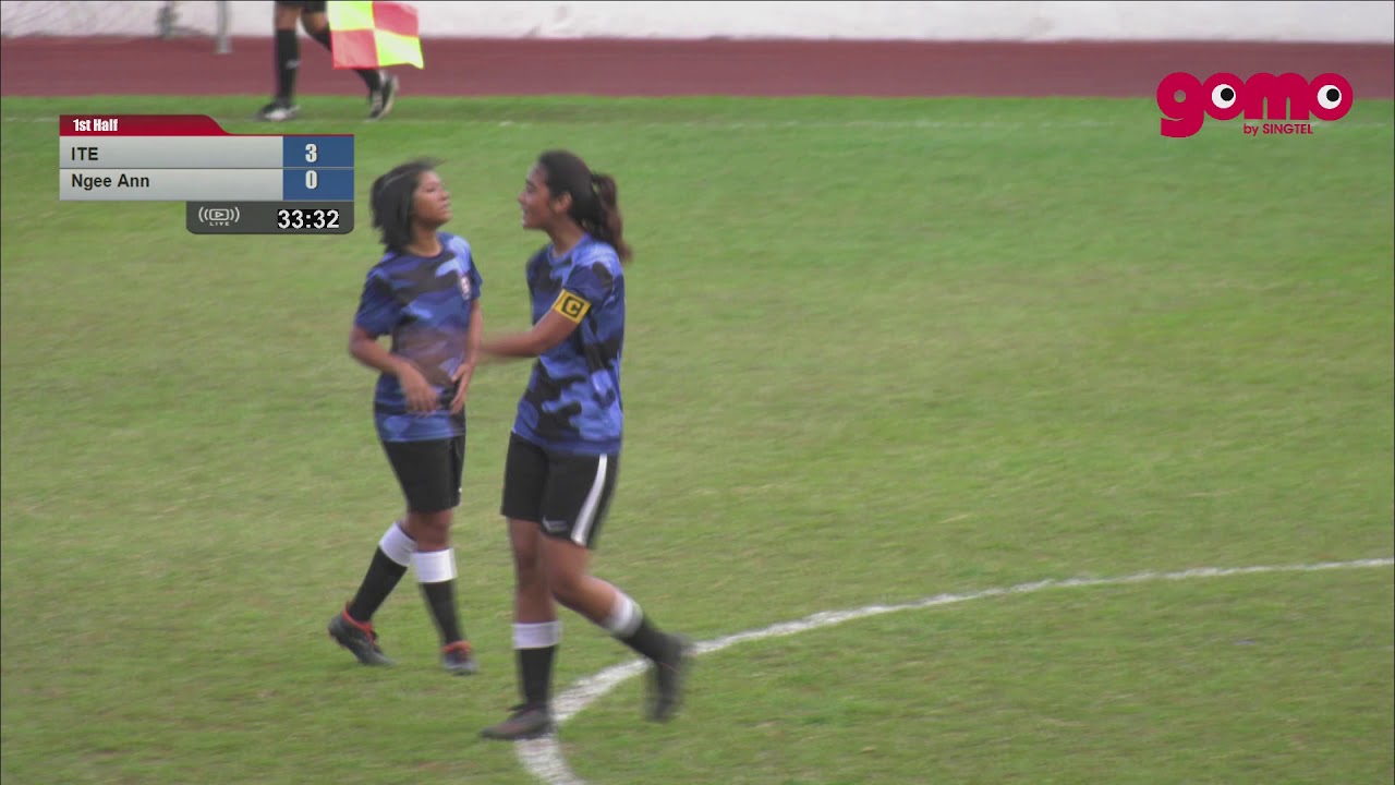 1 Play Gold - POL-ITE Games Women's Football Finals - ITE vs Ngee Ann ...