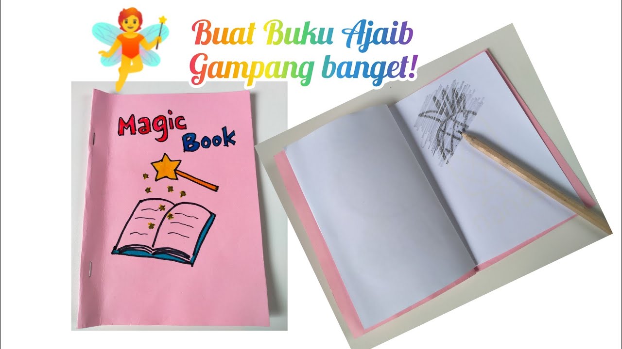 Handmade magic book | Cara membuat buku ajaib - YouTube