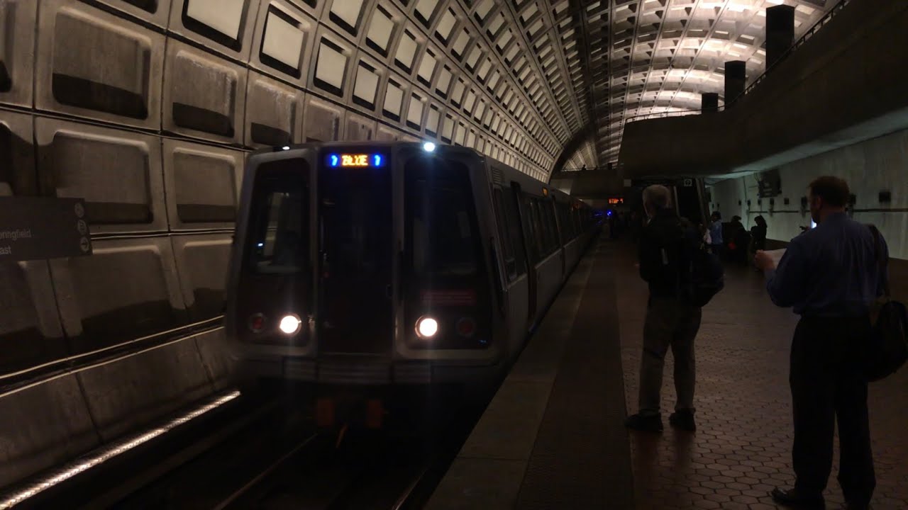 WMATA Metrorail: Westbound Blue, Orange, and Silver Line Trains at ...