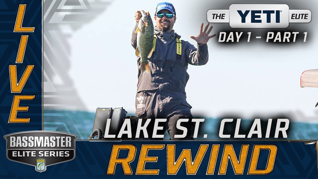 2020 Bassmaster LIVE at Lake St. Clair- Day 1 Part 1 (THURSDAY) - YouTube