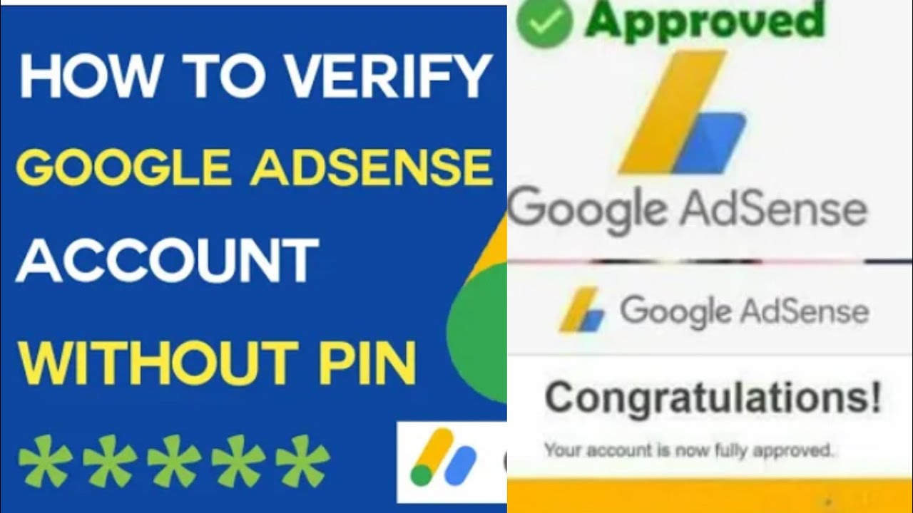 How to verify AdSense Account without PIN code in 2022 | Manual ...