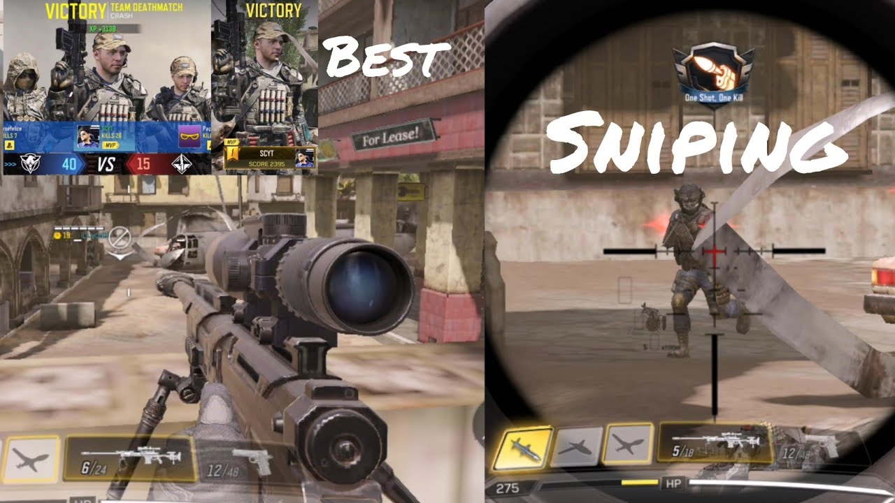 CALL OF DUTY MOBILE SNIPING AT ITS BEST! - YouTube