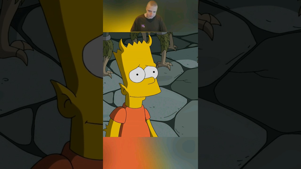 Bart become a monster #simpsons #shorts - YouTube