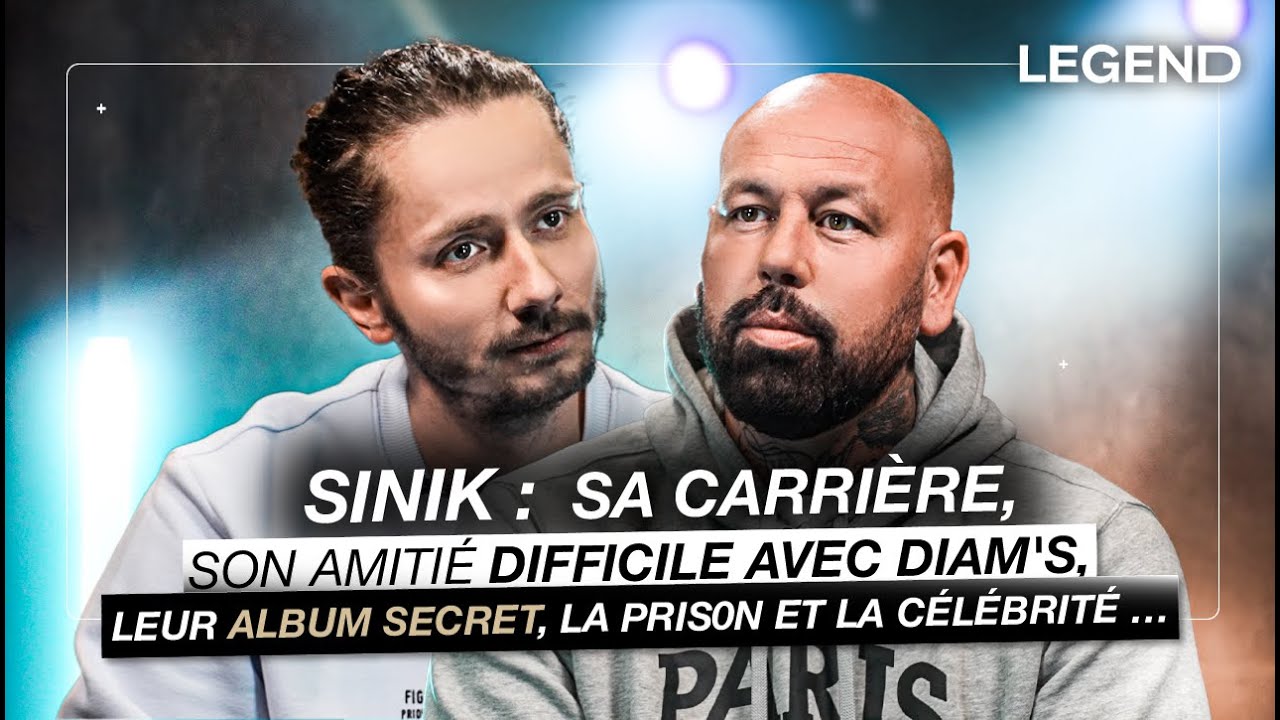 SINIK: SA CARRIÈRE, SON AMITIÉ DIFFICILE AVEC DIAM'S, LEUR ALBUM SECRET ...