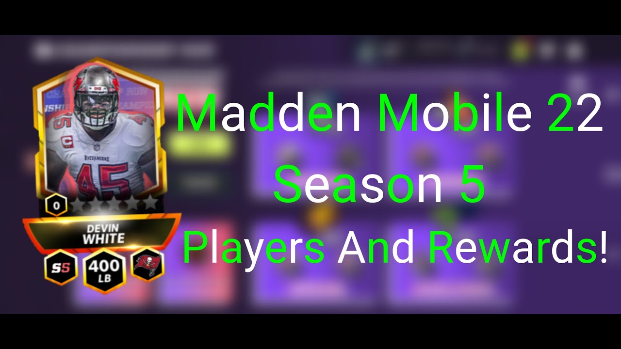 Madden Mobile 22- Grinding Season 5 - YouTube