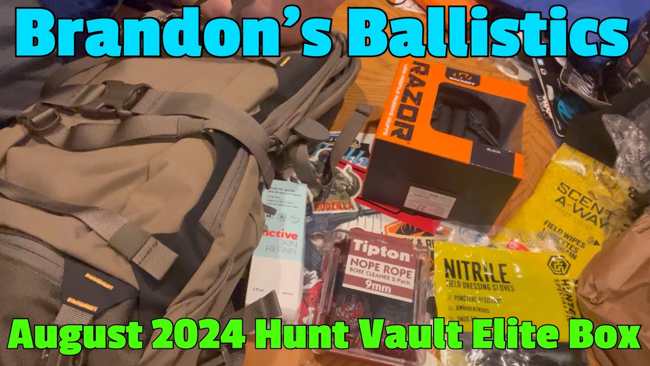 August 2024 Hunt Vault Elite Box - YouTube