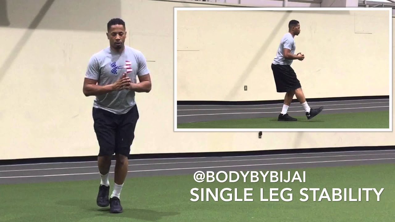 Single leg stability exercise frontal transverse and sagittal - YouTube