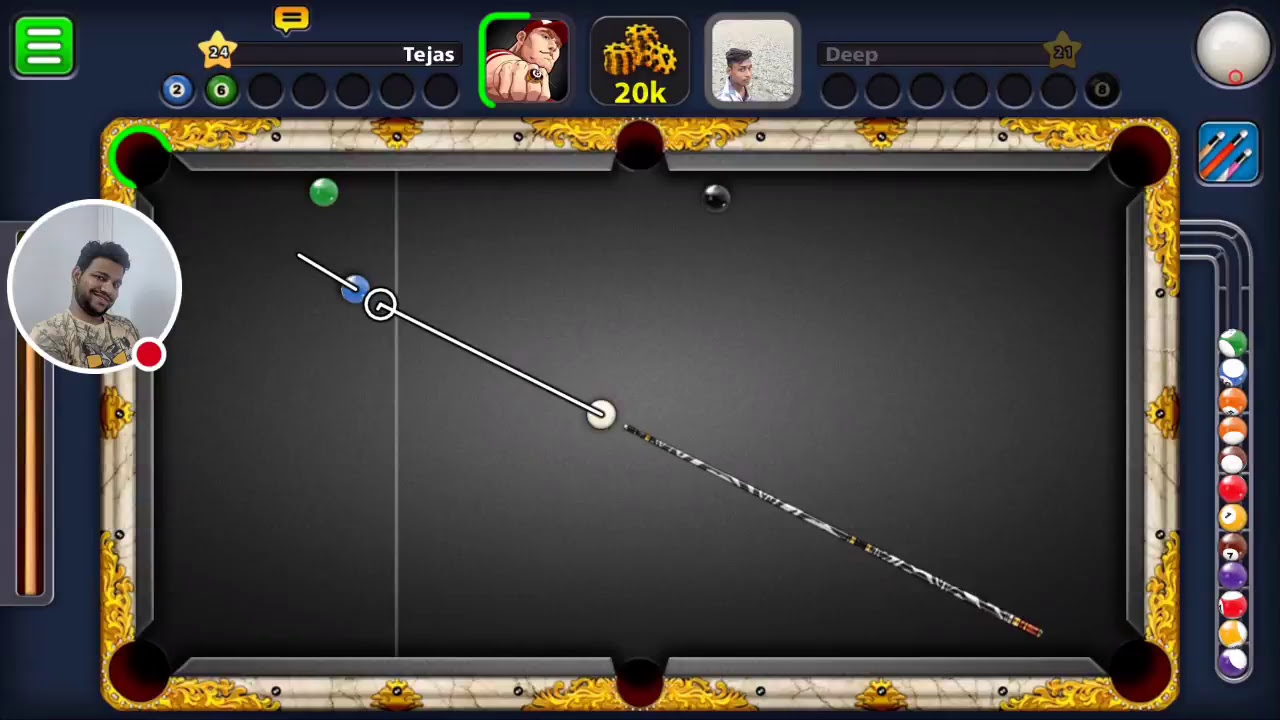 My 8 Ball Pool..First time streaming - YouTube