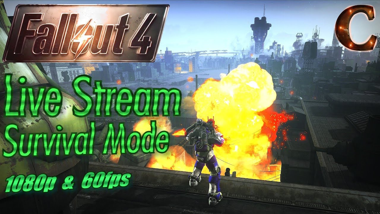 Fallout 4 Live Stream Survival Mode in 1080p 60fps, Part 41: More ...