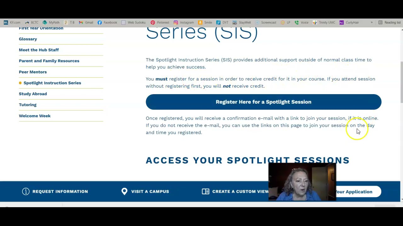 How to Register for SI Sessions - YouTube
