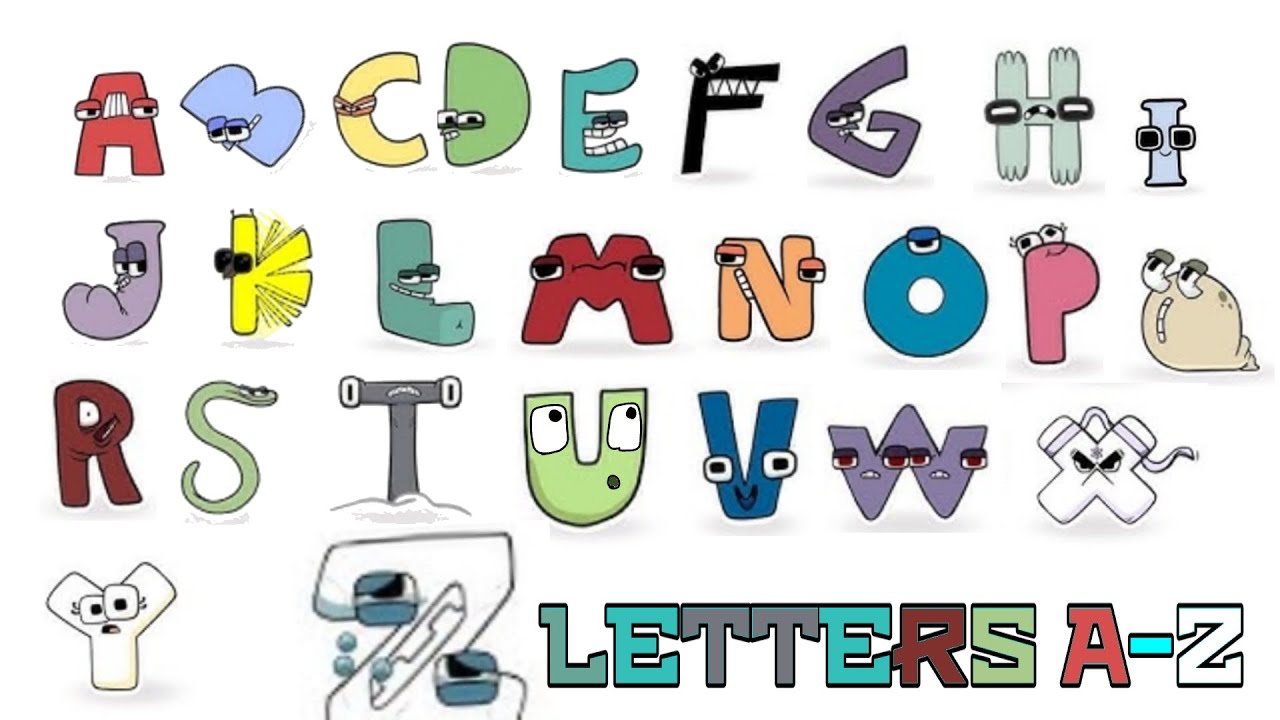 Alphabet Lore | Letters A-Z Uppercase - YouTube