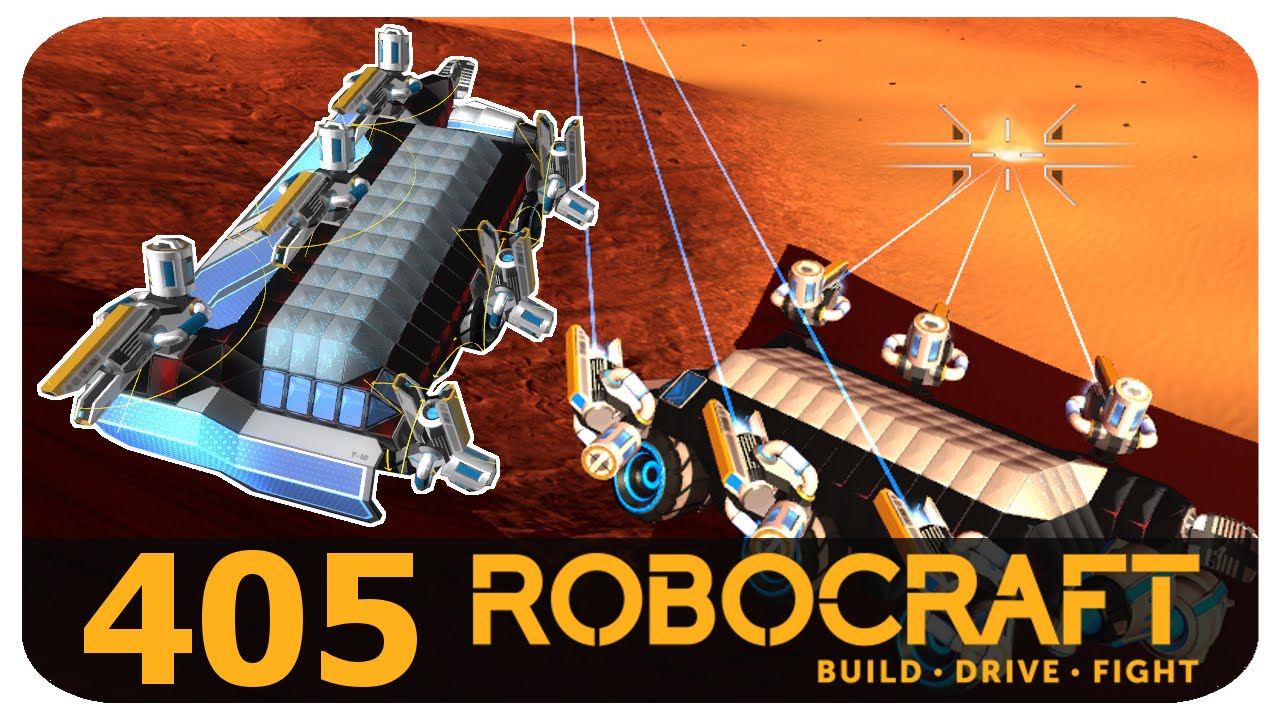 Robocraft Gameplay Tier 10 Mega TX-1 Shielded Medic Buggy - YouTube