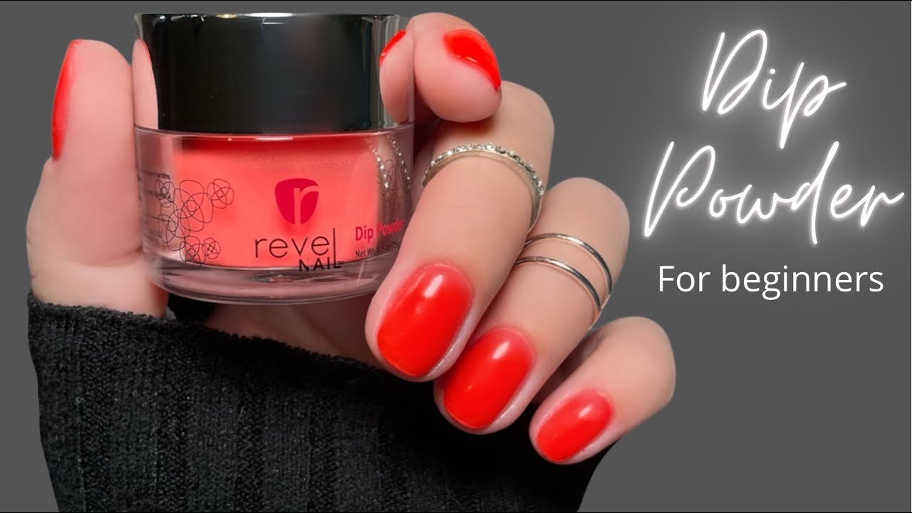 Dip powder for beginners - start to finish process - NO GEL - NO EFILE ...