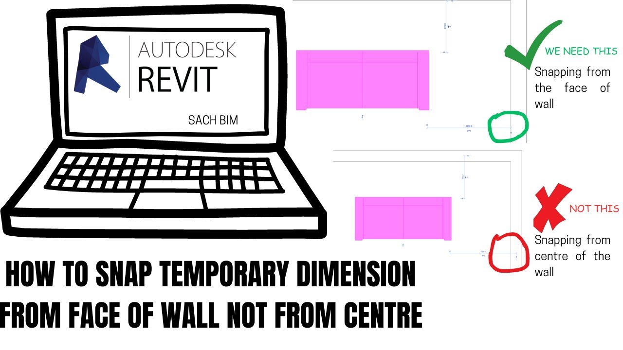 TEMPORARY DIMENSIONS IN REVIT AND ITS SETTINGS - YouTube
