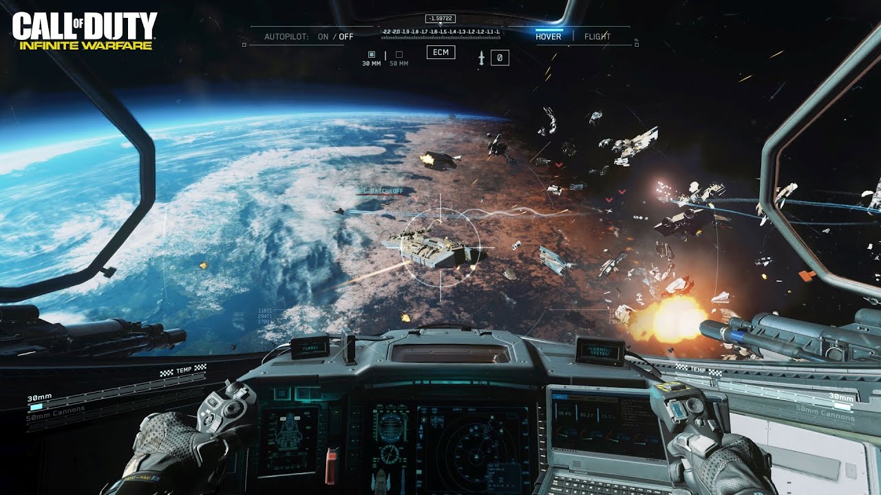 Call of Duty Infinite Warfare Black Sky Assist The UNSA Fleet Realistic ...