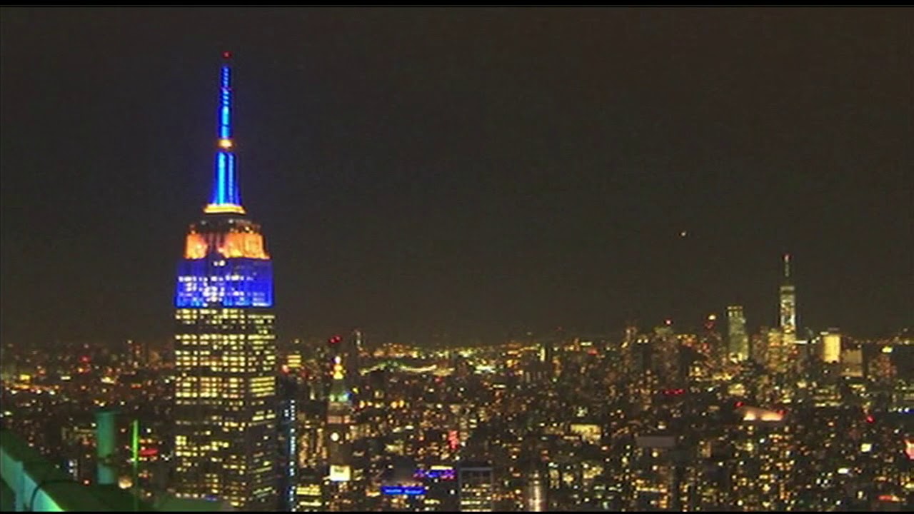 CALIFORNIA STRONG: Empire State Building shines with CA's colors in ...