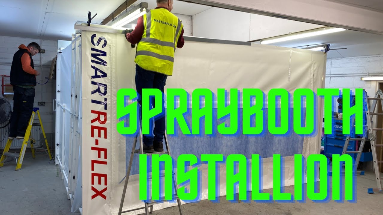 MasterFlo SMARTRE-FLEX Spraybooth installation - YouTube