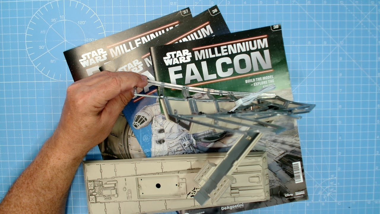 Star Wars Millennium Falcon Build Stages 36 to 38 from Fanhome - YouTube