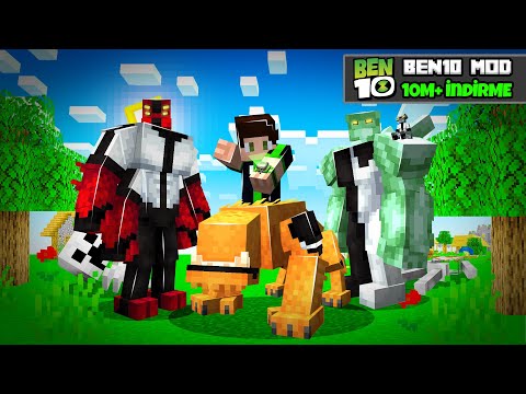 Minecraft Ama BEN10 OLDUM!💥 EN İYİ BEN10 Modu - 2025