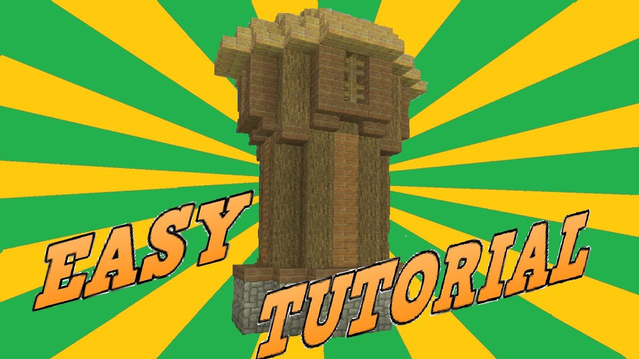 Easy Minecraft Farm Silo Tutorial - YouTube
