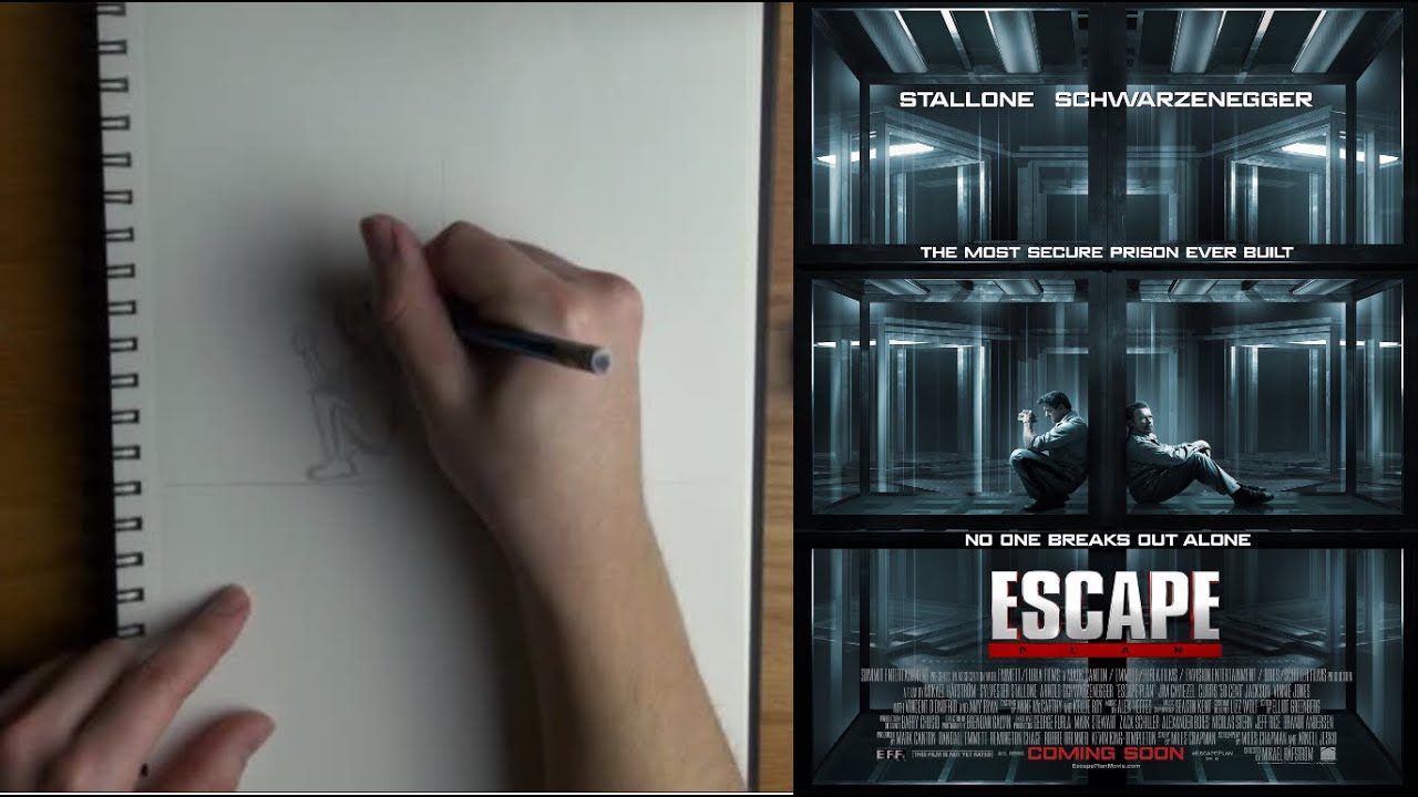 Escape Plan Review and Thumbnail Drawing Time-Lapse - YouTube