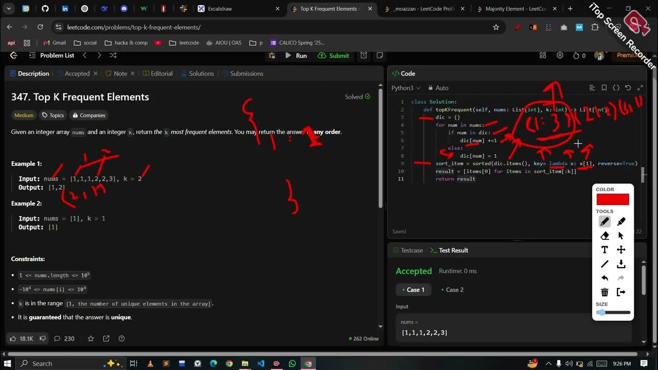 Top K Frequent Elements - YouTube