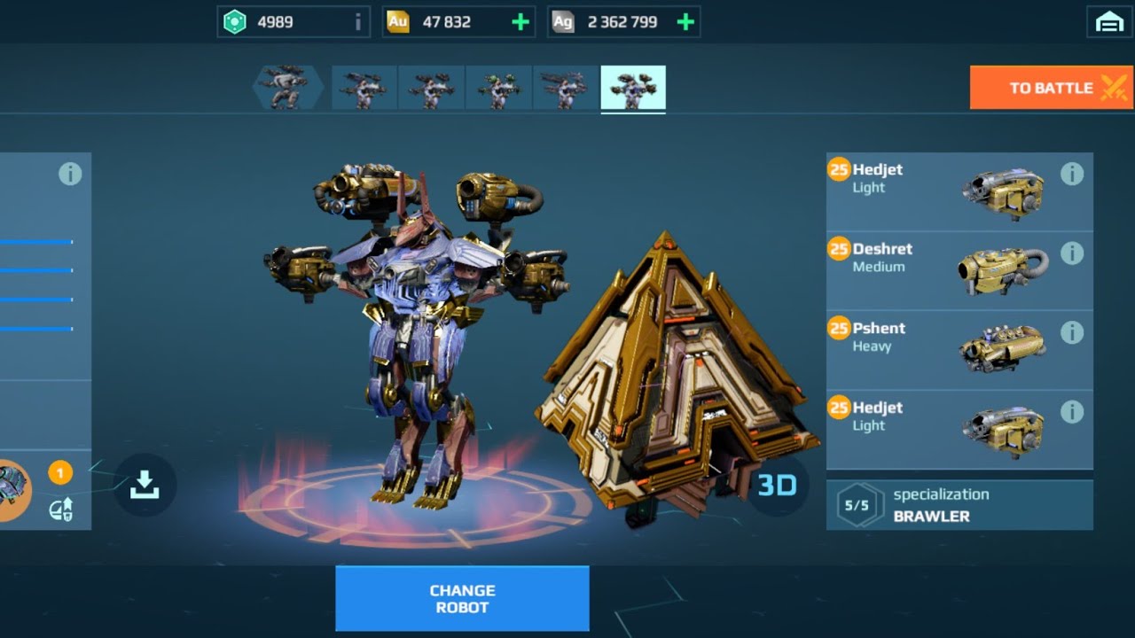 [WR] New Teth w/mothership sekhem War robots test | gameplay - YouTube