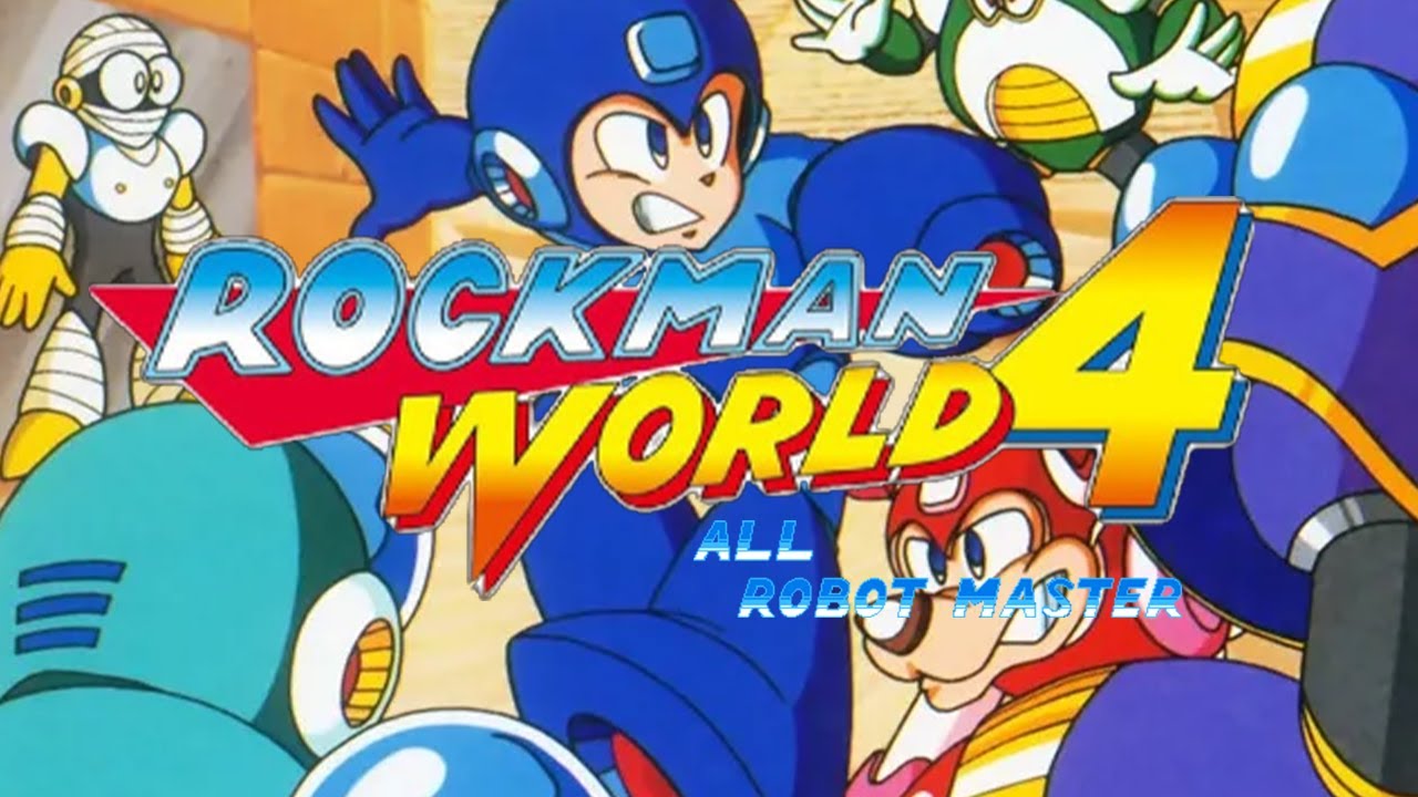[ROCKMAN] Rockman World 4 All Robot master clear (No Damage, only ...