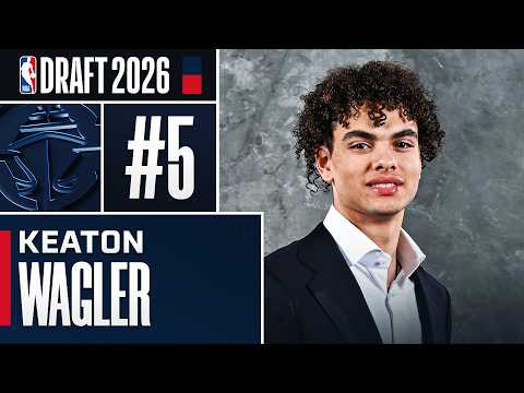 Keaton Wagler goes #5 Overall to the Los Angeles Clippers in the 2026 NBA Draft!
