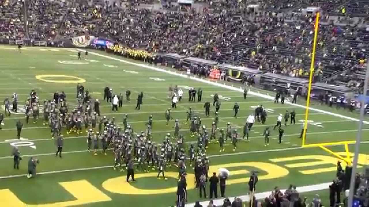 2014 Oregon Ducks Colorado Warmups - YouTube