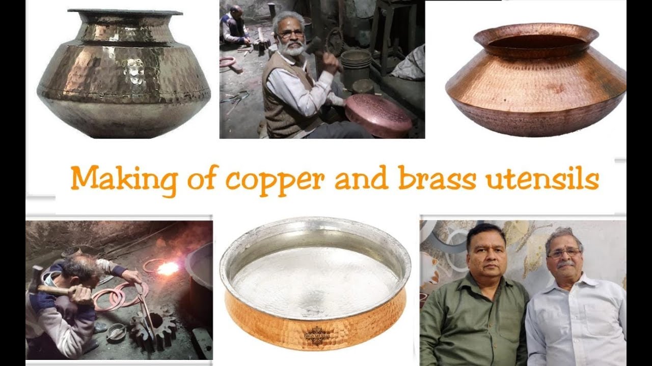 Copper Utensils Making Process | Made In India | Mr. Tara Chand ...
