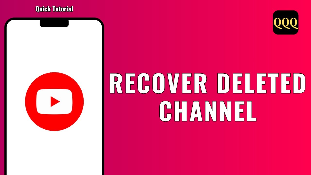 How to Recover Permanently Deleted YouTube Channel - YouTube